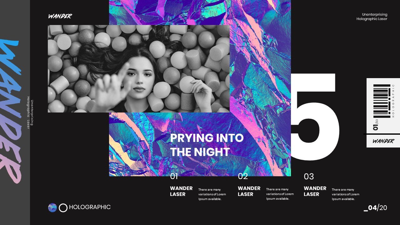 Minimal Magazine Style Laser Powerpoint Template - Etsy