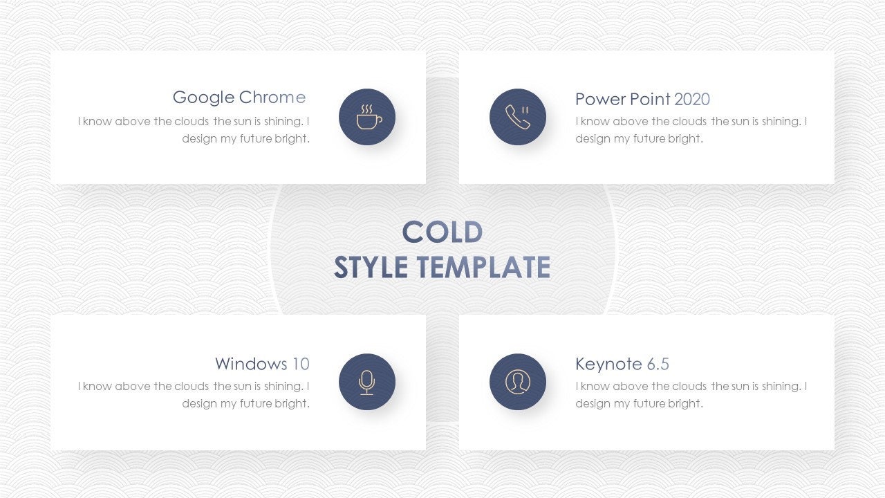 Minimal Cold Magazine Style Powerpoint Template - Etsy