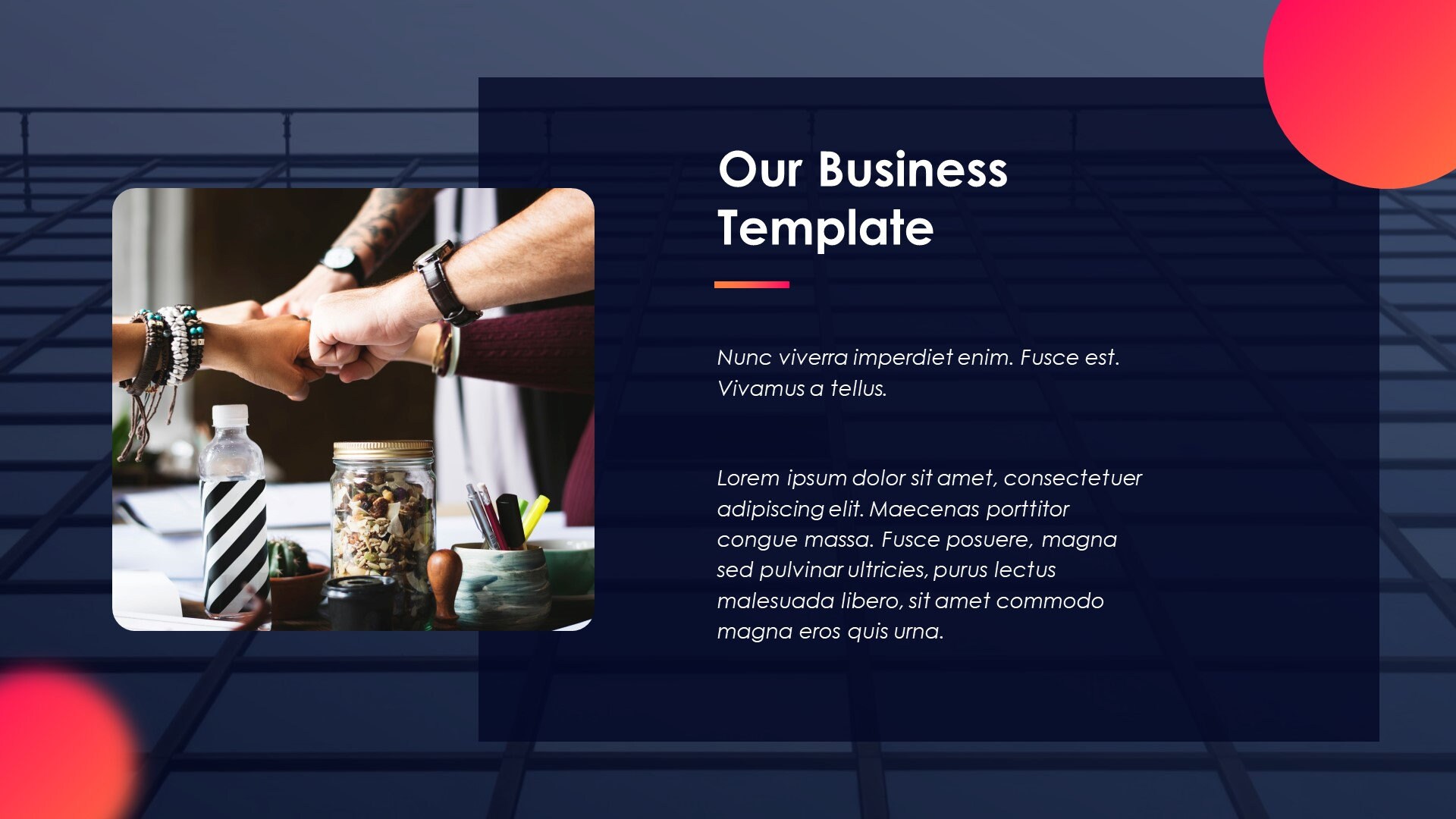 Creative Gradient Business Report Powerpoint Template - Etsy