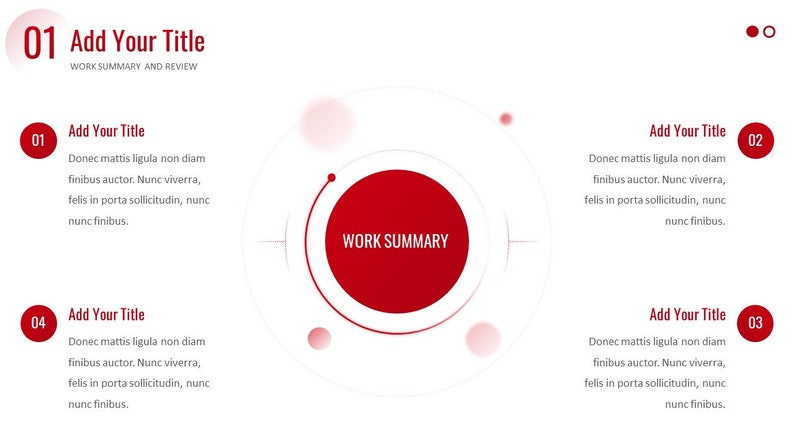 Minimal Red Business Powerpoint Template - Etsy