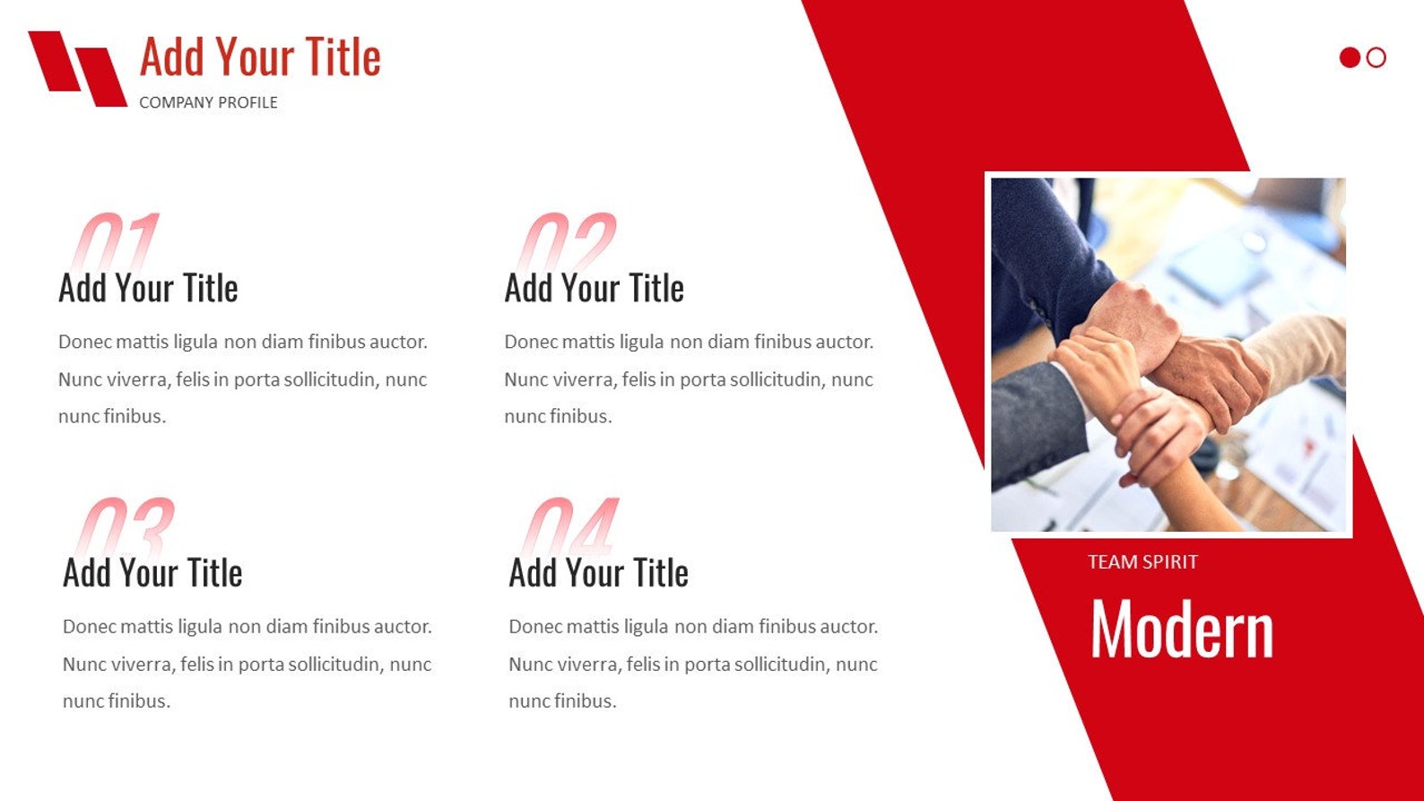 Minimal Red Business Powerpoint Template - Etsy