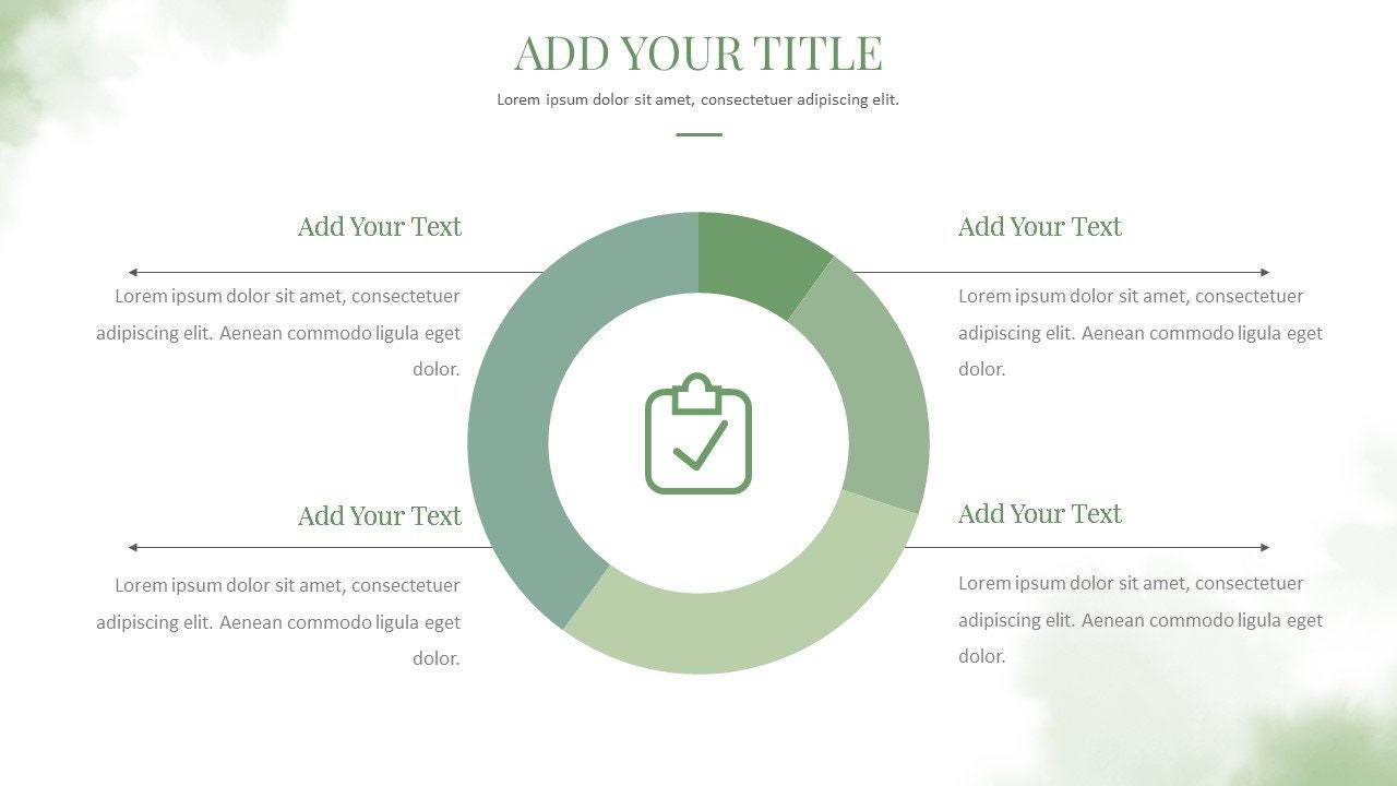 Minimal Water-color Clean Powerpoint Template - Etsy