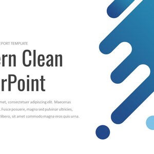 Minimal Clean Business Powerpoint Template - Etsy