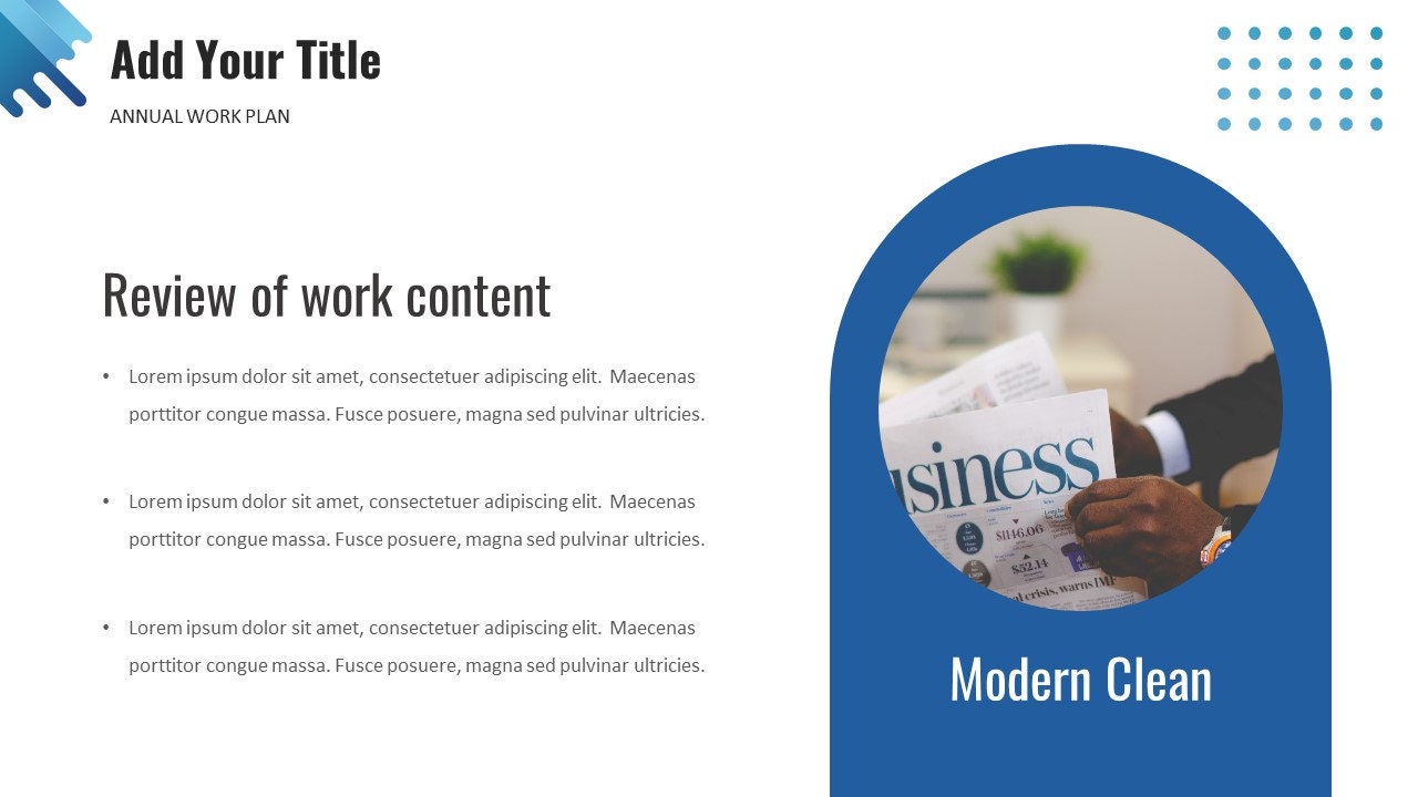Minimal Clean Business Powerpoint Template - Etsy