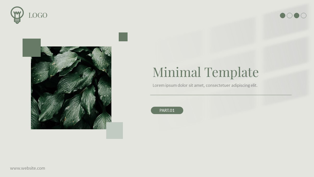 Minimal Modern Clean Report Powerpoint Template - Etsy