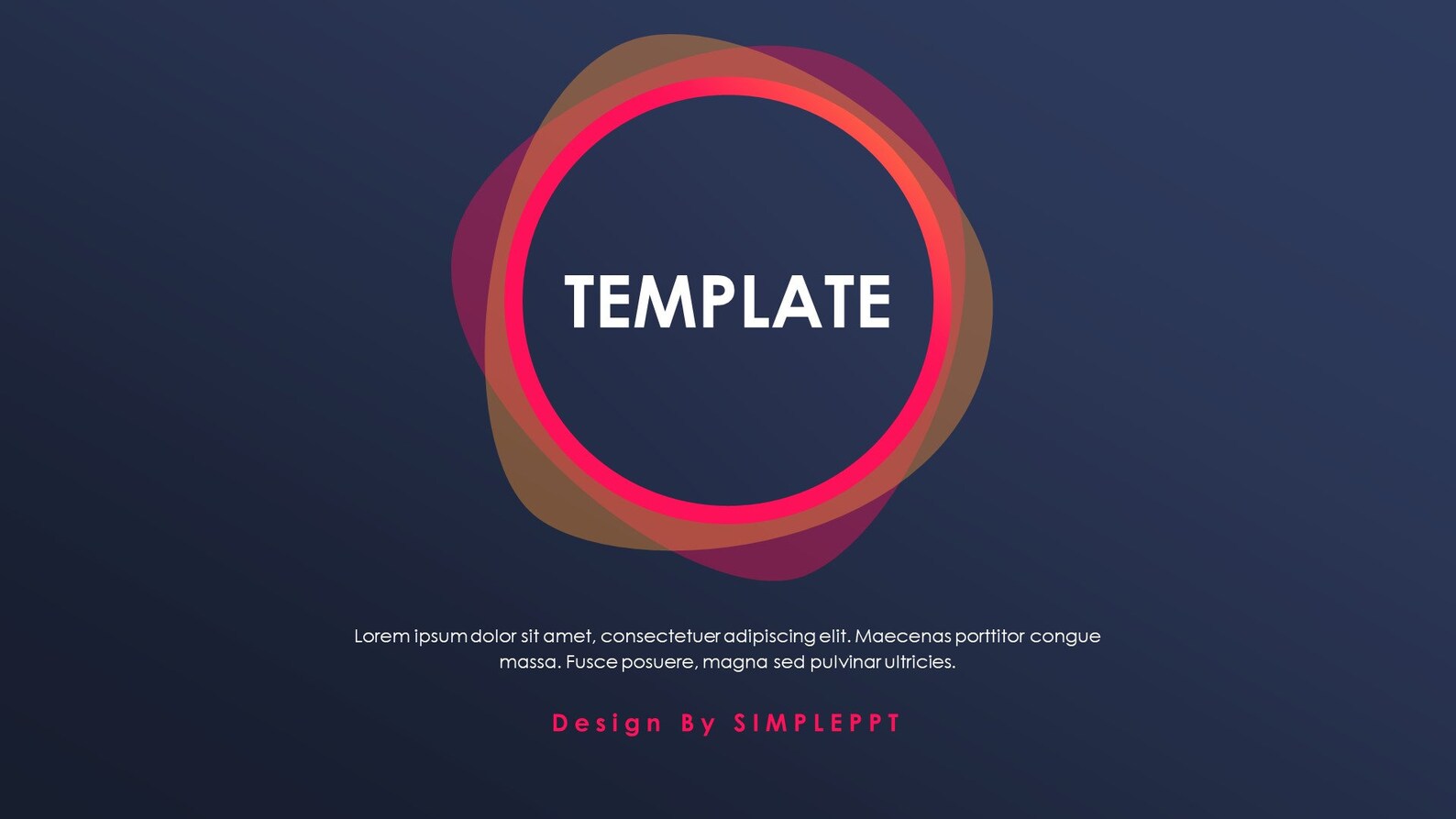 Creative Gradient Business Report Powerpoint Template - Etsy