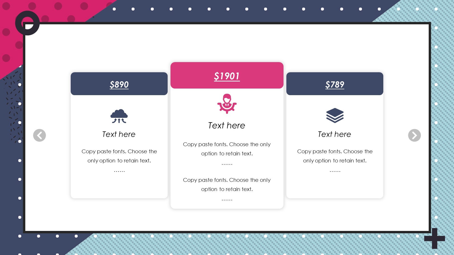 Memphis Style Minimal Powerpoint Template - Etsy