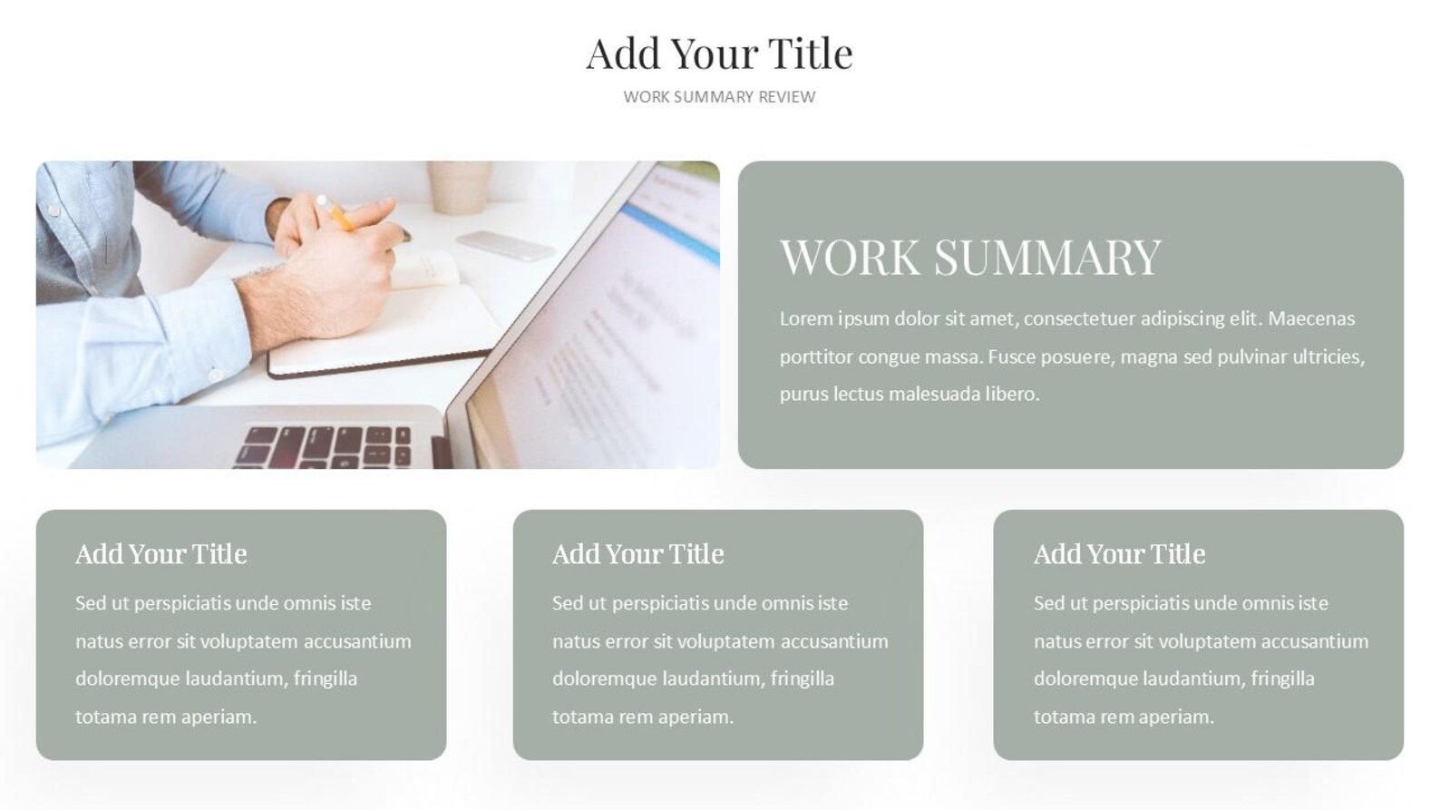 Minimal Modern Clean Report Powerpoint Template - Etsy