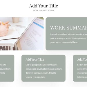 Minimal Modern Clean Report Powerpoint Template - Etsy