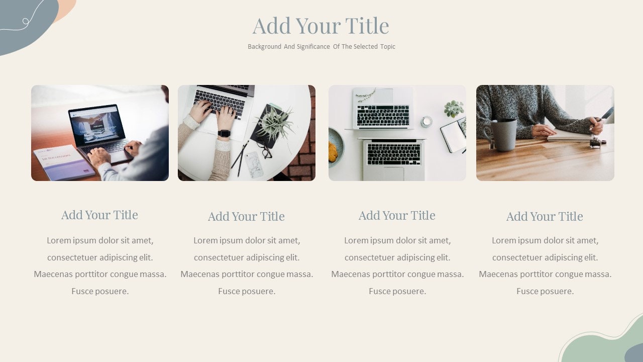 Minimal Modern Clean Powerpoint Template - Etsy