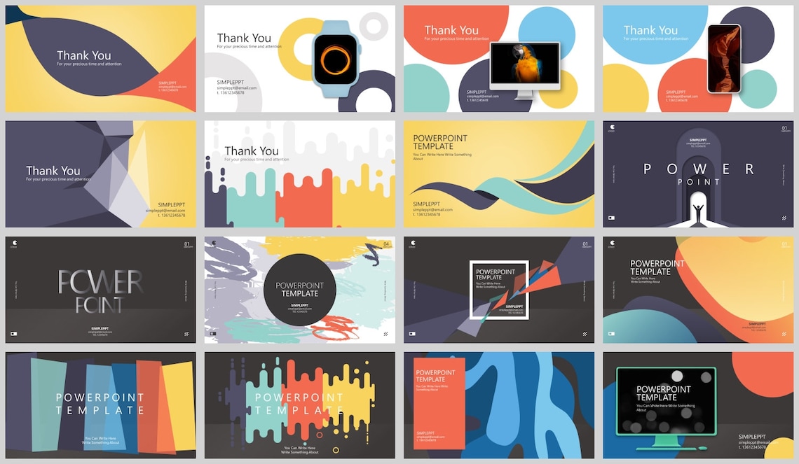 Simple & Modern Business Powerpoint Templateseason 02 - Etsy