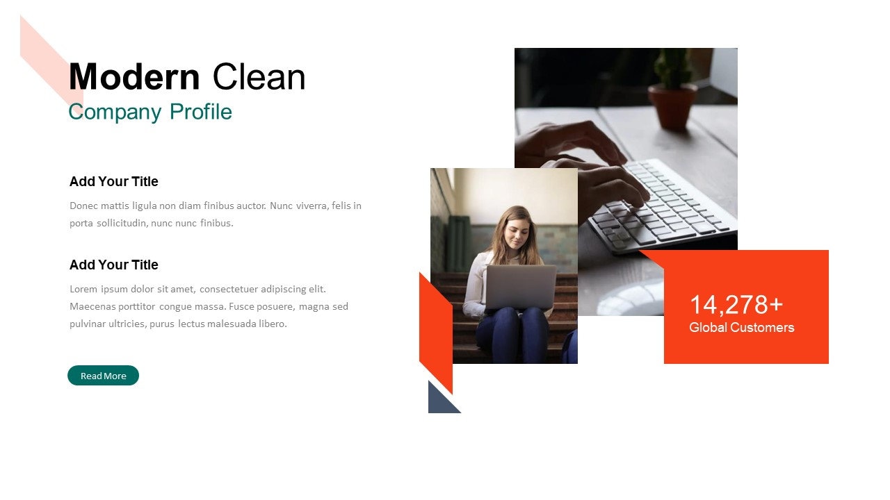 Modern Clean Company Profile Business Plan Powerpoint Template - Etsy