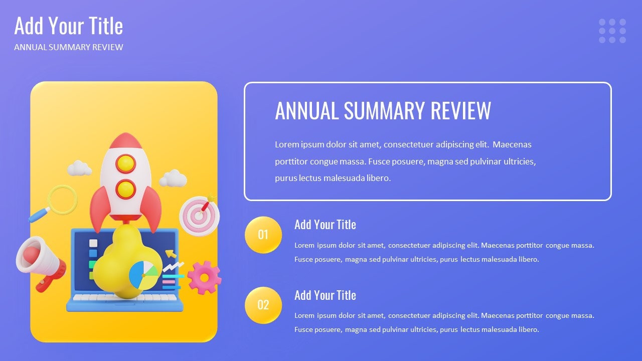 Minimal 3D Style Business Powerpoint Template - Etsy