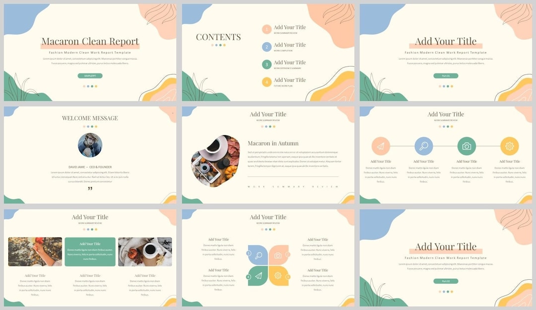 Minimal Modern Clean Business Powerpoint Template - Etsy