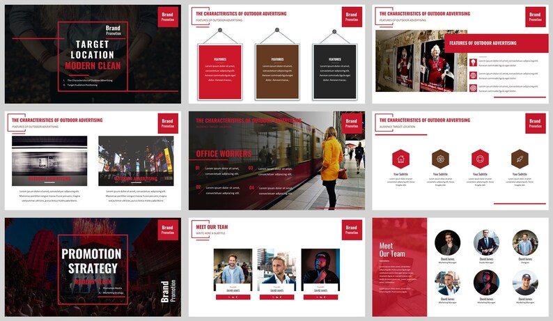 Brand Promotion Plan Powerpoint Template - Etsy