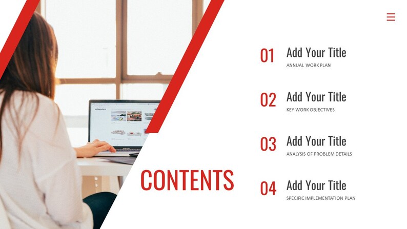Minimal Work Summary Powerpoint Template - Etsy