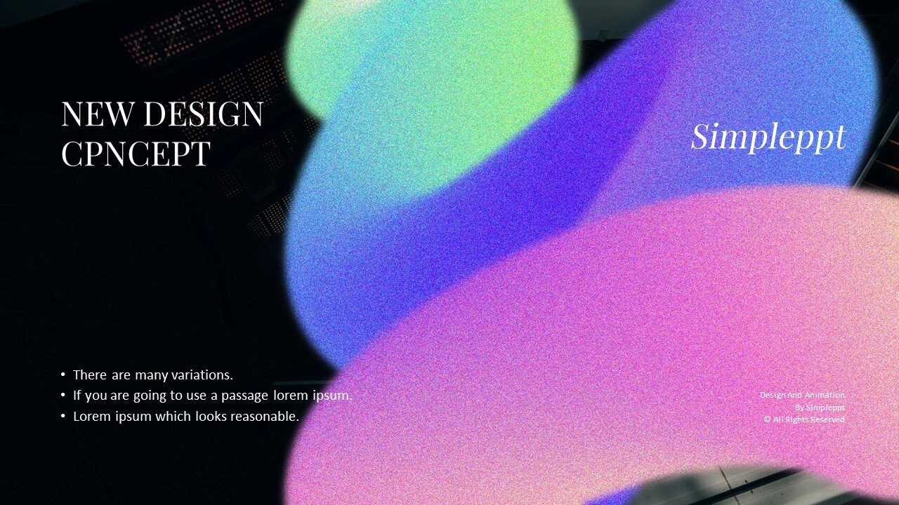 Gradient Fashion Clean Report Powerpoint Template - Etsy