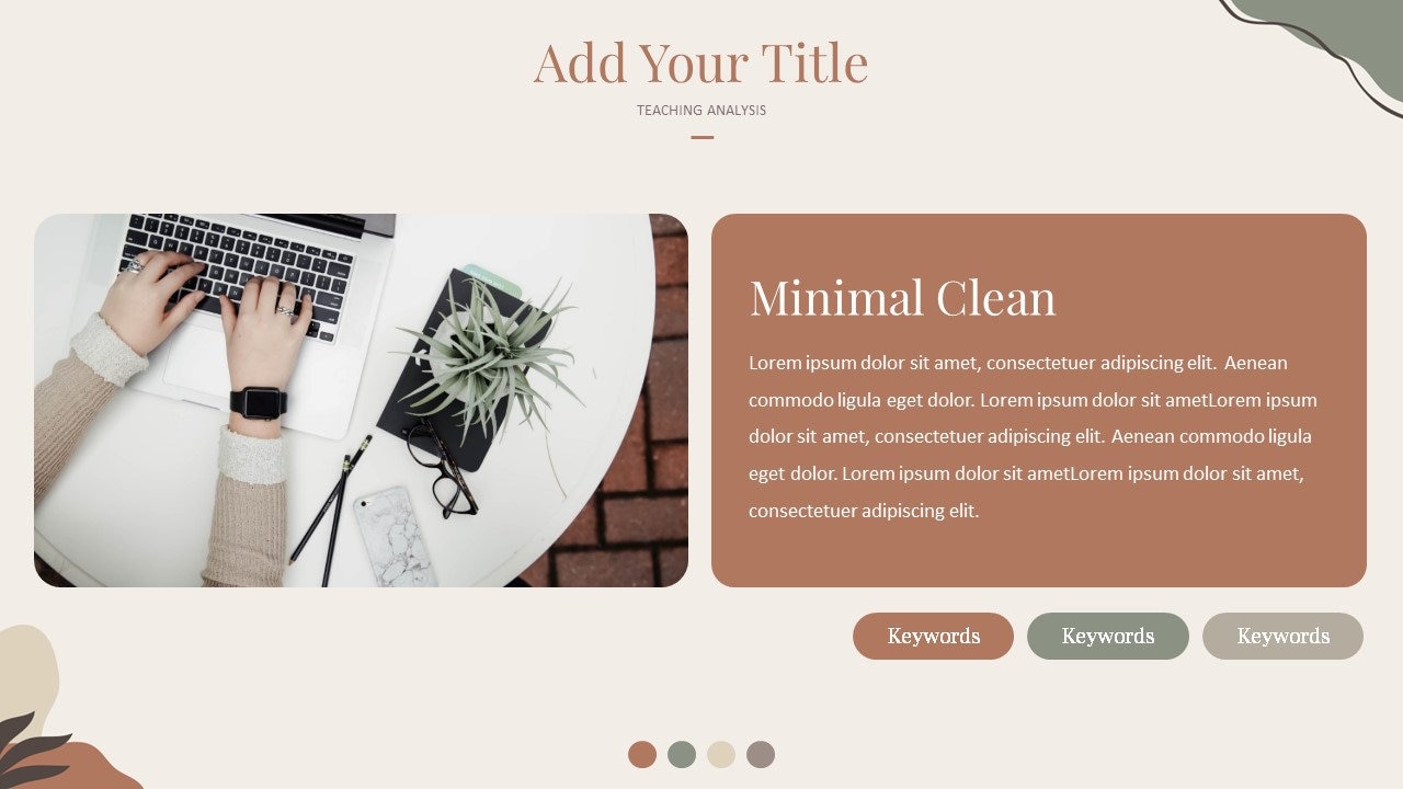Minimal Clean Teaching Powerpoint Template - Etsy