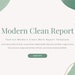 Minimal Clean Business Report Powerpoint Template - Etsy