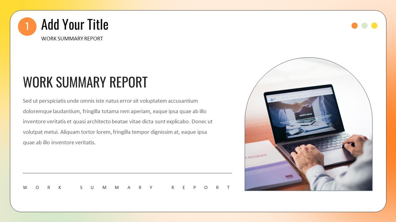 Minimal Mid-year Work Report Powerpoint Template - Etsy