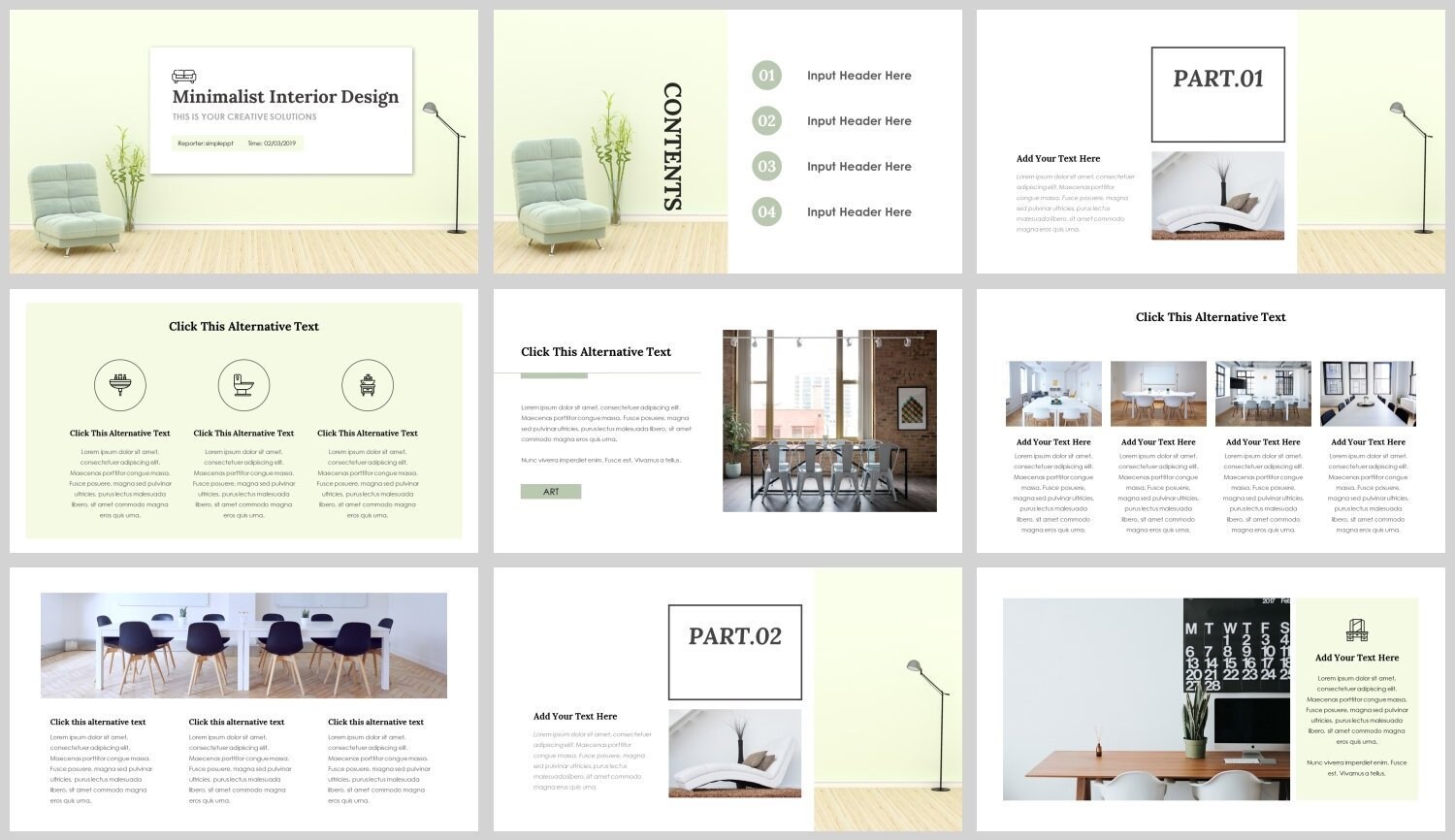 Creative Furniture Business Report Powerpoint Template - Etsy