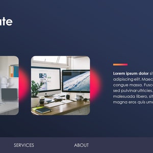 Creative Gradient Business Report Powerpoint Template - Etsy