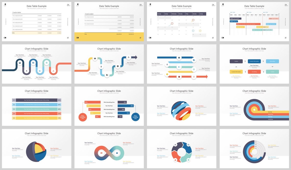 Simple & Modern Business Powerpoint Templateseason 01 - Etsy
