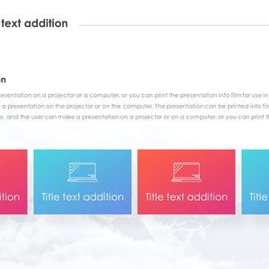 Creative Gradient Business Report Powerpoint Template02 - Etsy