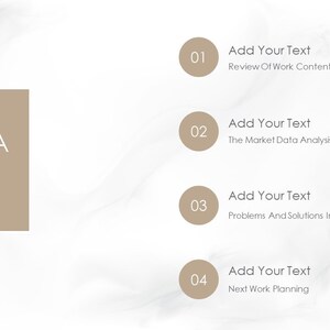 Minimal Marble Magazine Style Powerpoint Template - Etsy