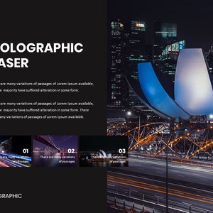 Minimal Magazine Style Laser Powerpoint Template - Etsy