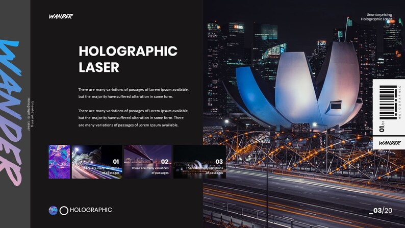 Minimal Magazine Style Laser Powerpoint Template - Etsy