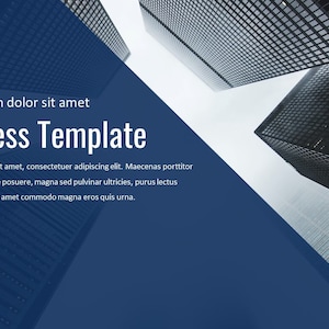 Minimal Modern Clean Business Powerpoint Template - Etsy
