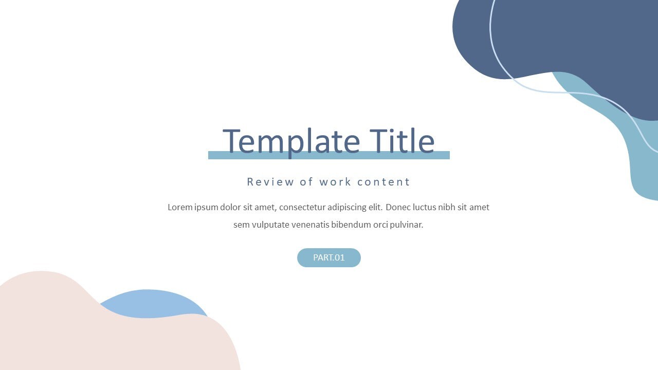 Minimal Work Summary Powerpoint Template - Etsy