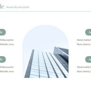 Minimal Modern Clean Report Powerpoint Template - Etsy