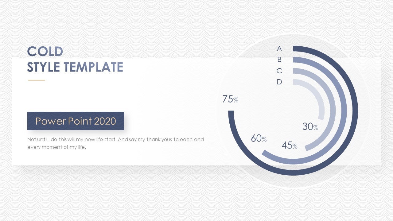 Minimal Cold Magazine Style Powerpoint Template - Etsy