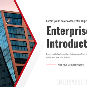 Modern Enterprise Introduction Business Powerpoint Template - Etsy