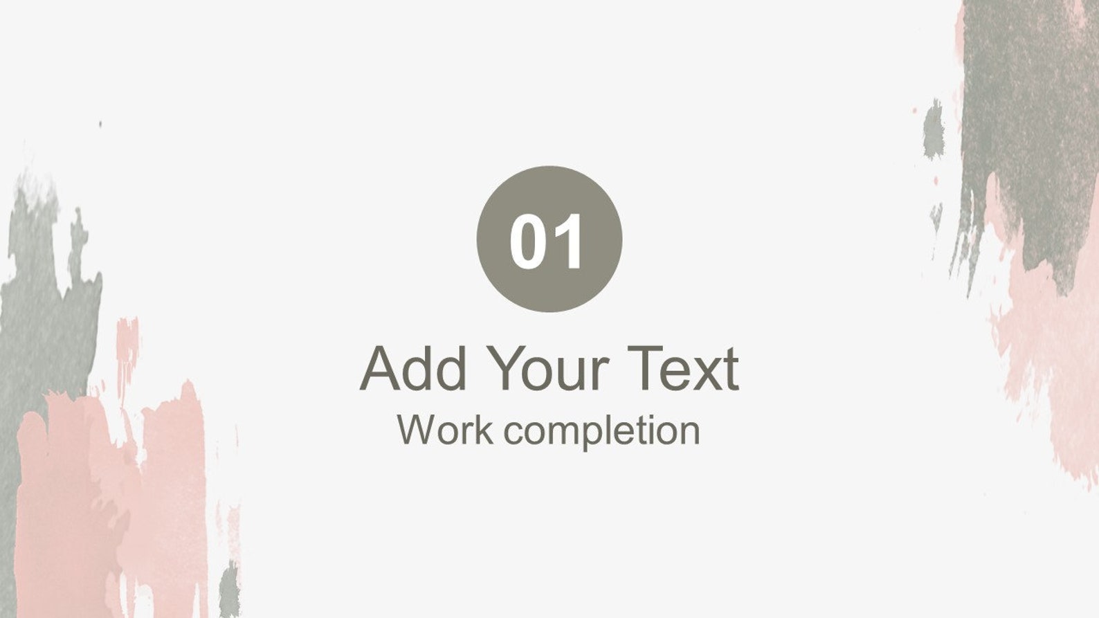 Minimal Water-color Style Powerpoint Template - Etsy