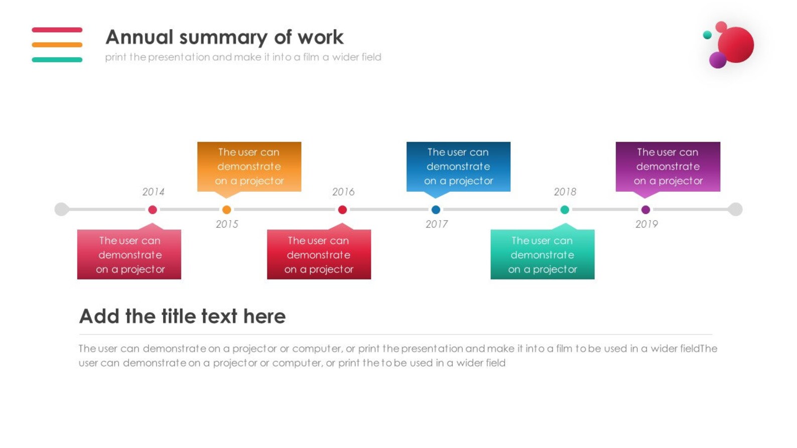 Creative Gradient Business Report Powerpoint Template03 | Etsy