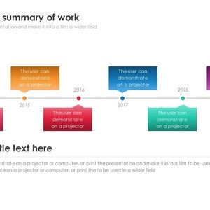 Creative Gradient Business Report Powerpoint Template03 - Etsy
