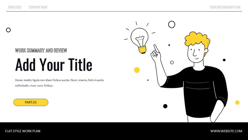 Minimal Modern Clean Style Powerpoint Template - Etsy