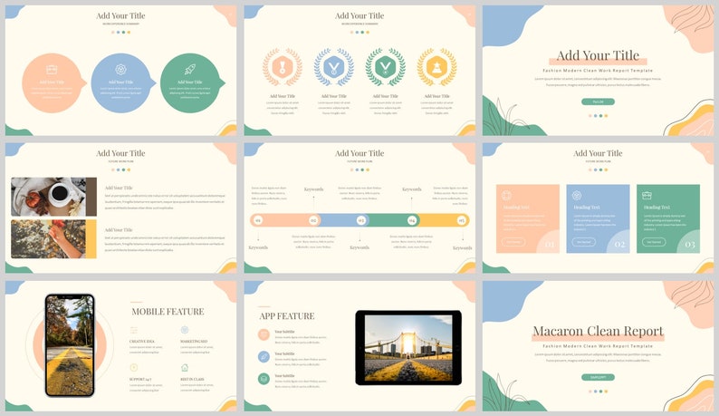 Minimal Modern Clean Business Powerpoint Template - Etsy