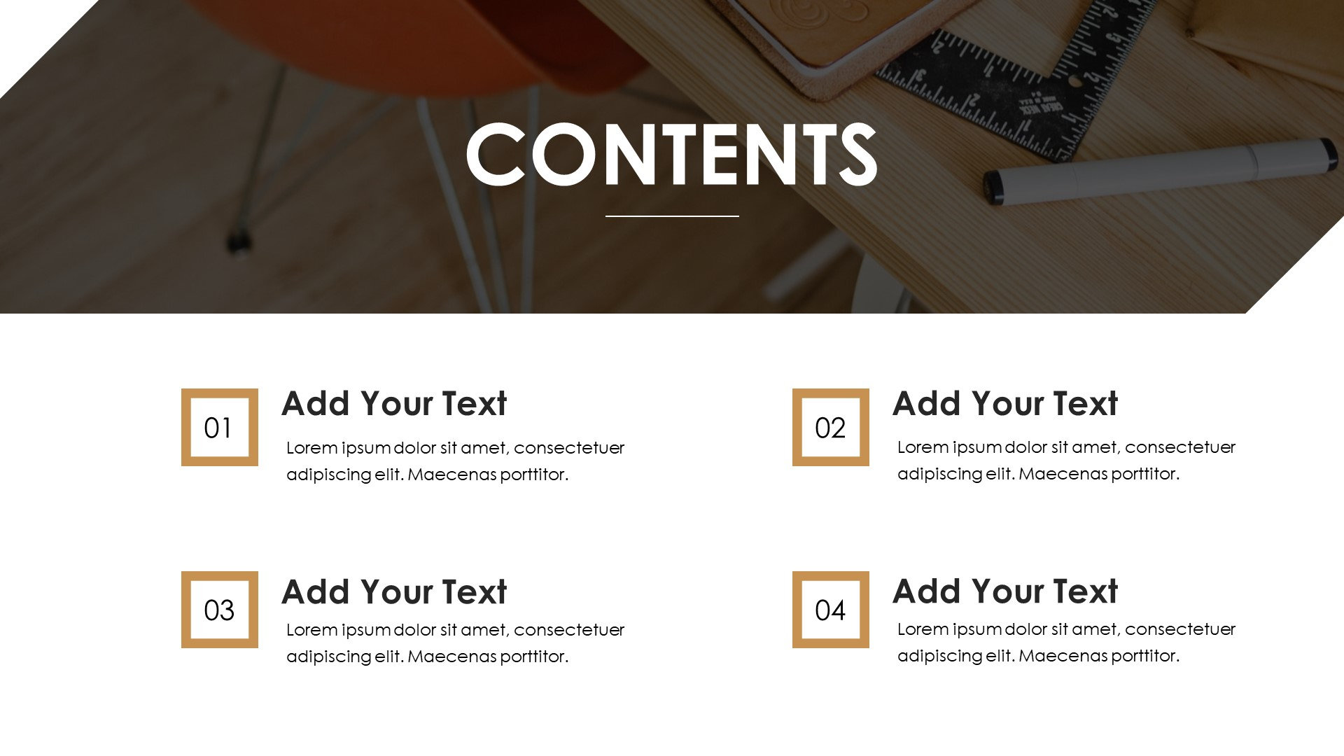 Golden Business Powerpoint Template - Etsy