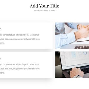 Minimal Modern Clean Report Powerpoint Template - Etsy