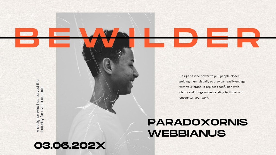 Minimal Fashion Magazine Style Report Powerpoint Template - Etsy