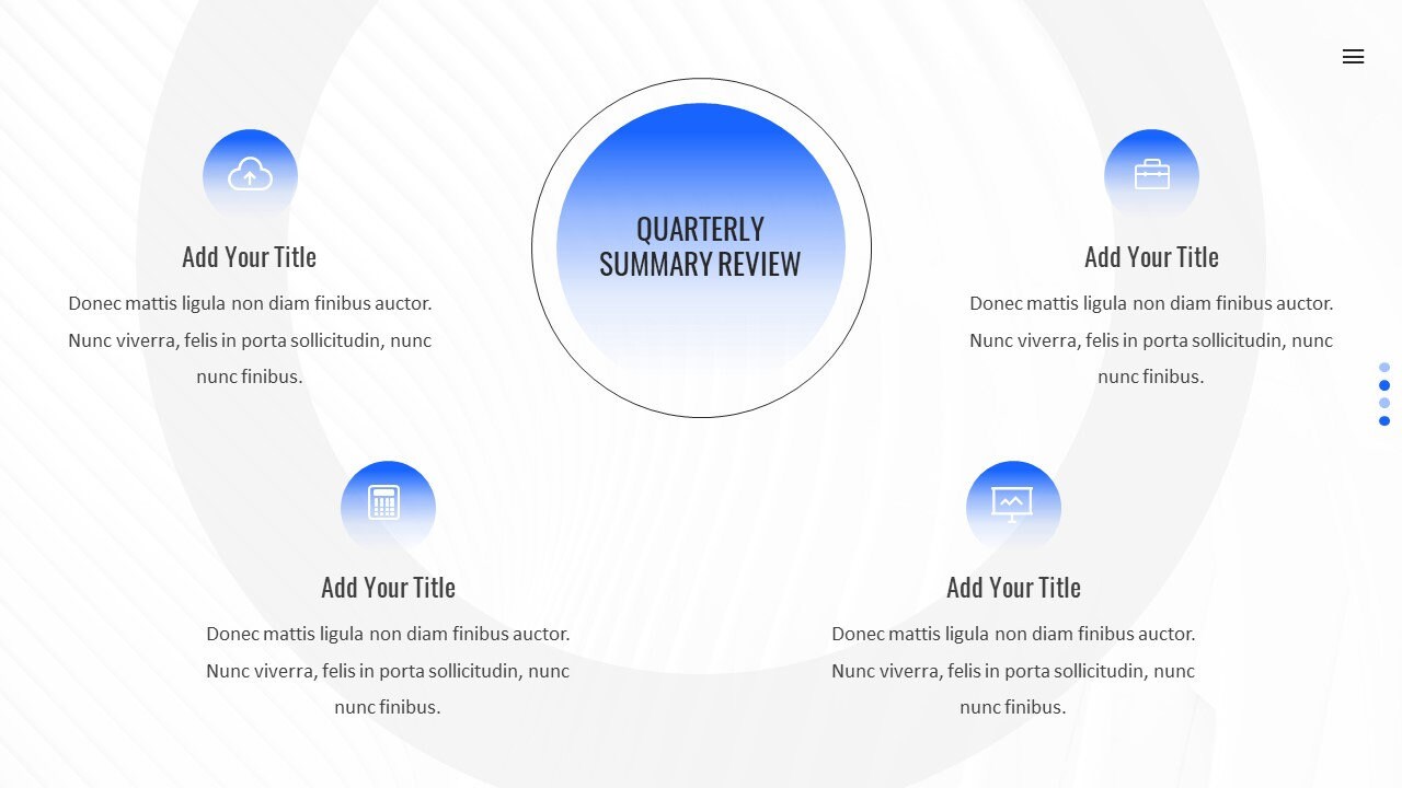 Minimal Blue Business Powerpoint Template - Etsy