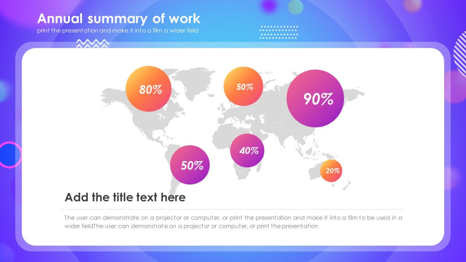 Creative Gradient Business Report Powerpoint Template - Etsy