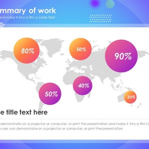 Creative Gradient Business Report Powerpoint Template - Etsy