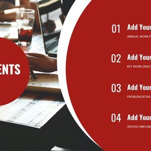 Minimal Red Business Powerpoint Template - Etsy