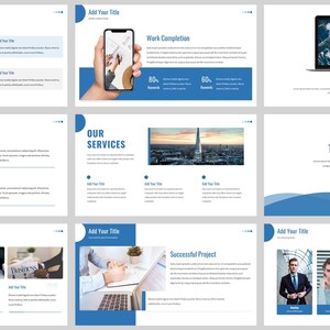 Minimal Work Summary Powerpoint Template - Etsy