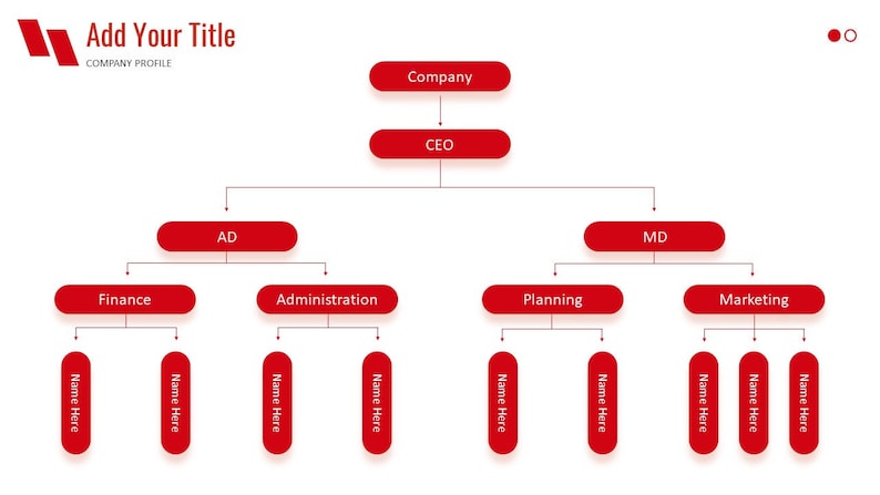 Minimal Red Business Powerpoint Template - Etsy